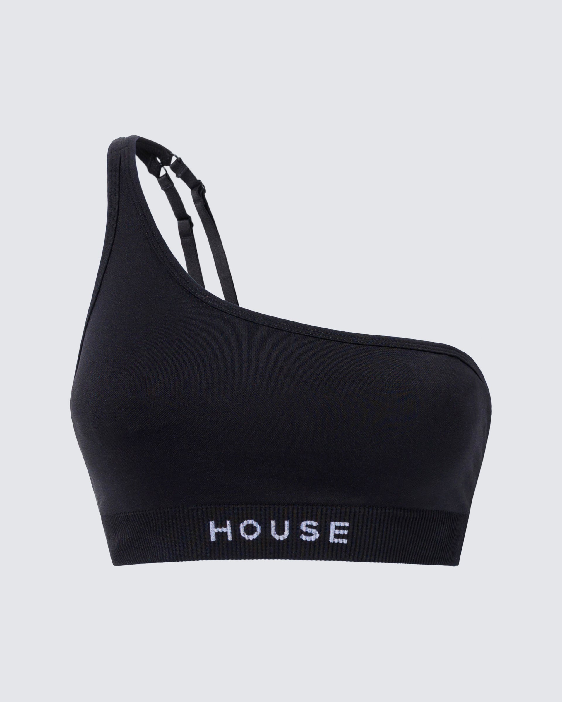 HOUSE iD | Seamless Asymmetrical Bra - Black